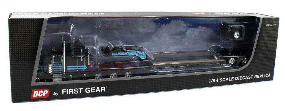 DCP 1:64 *CAPPELLO HEAVY TRANSPORT* Tri-Axle Peterbilt 389 Midroof w ...