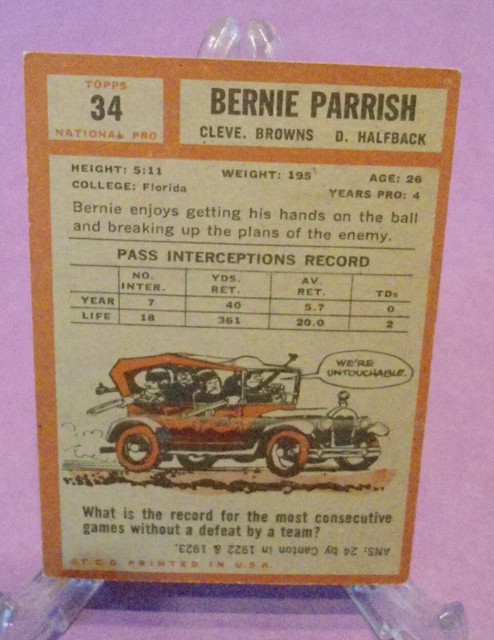 1962 Topps - #34 Bernie Parrish (RC) for sale online | eBay
