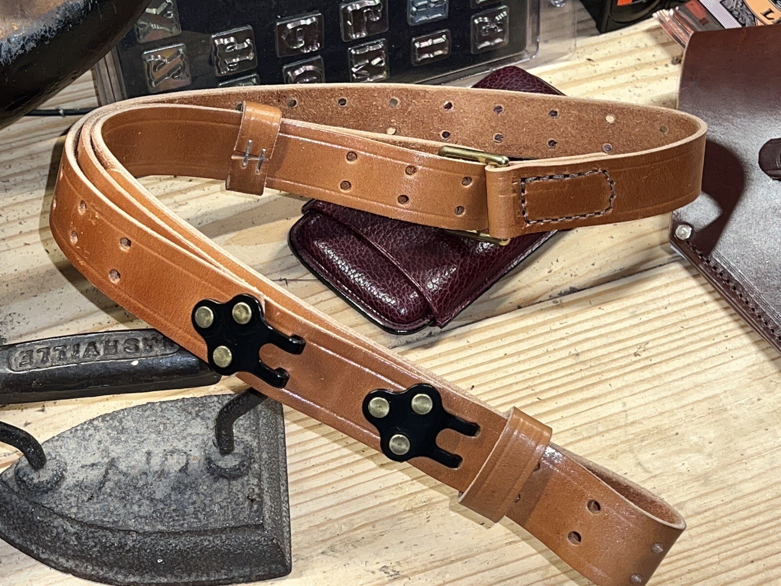 M1907 Rifle Strap / Sling - Full Grain English Bridle Leather ...
