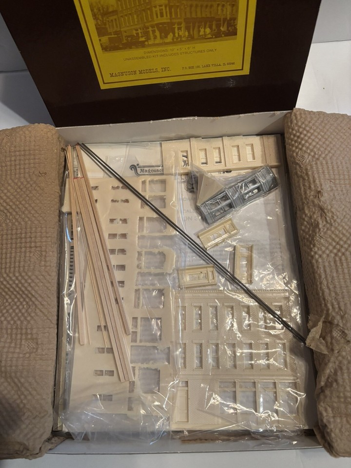 Magnuson Models Merchant’s Row II HO Scale Kit M539 NIB | eBay