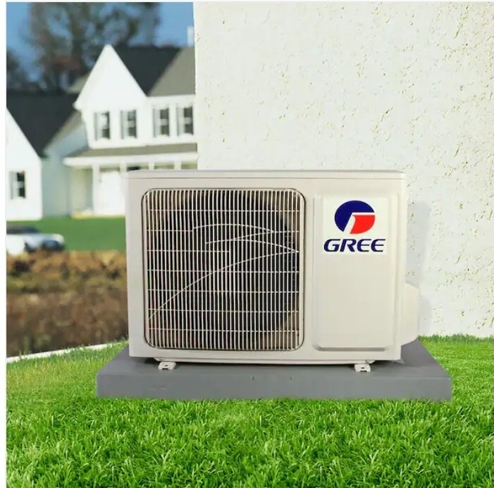 18 In. X 36 In. X 3 In. HDPE Condenser Mounting Pad for Ductless Mini ...