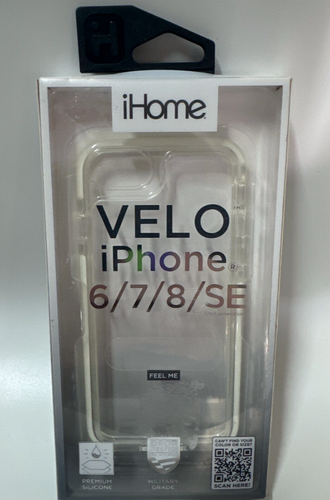 iHome Velo Silicone Impact Case for Apple iPhone 6/7/8/SE | Clear ...