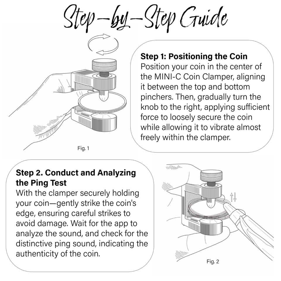 Brainir Mini-C Coin Clamper v3 Ping Test Silver Gold Coin Bar Pinger ...