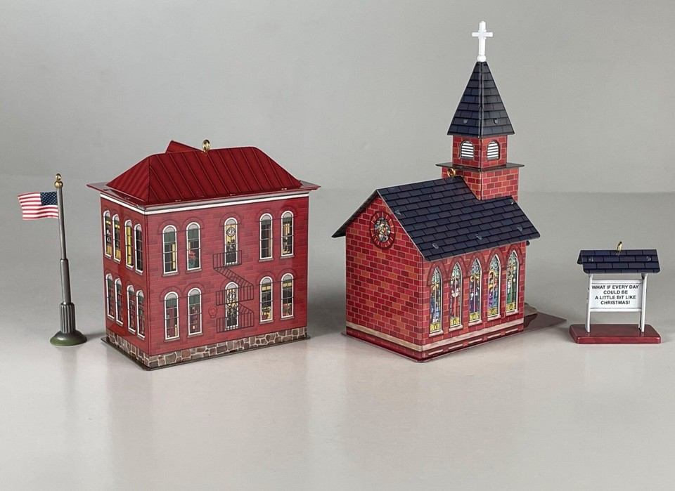 Hallmark Ornaments Town & Country 1999-2004 Complete Series- Lot of 7 ...