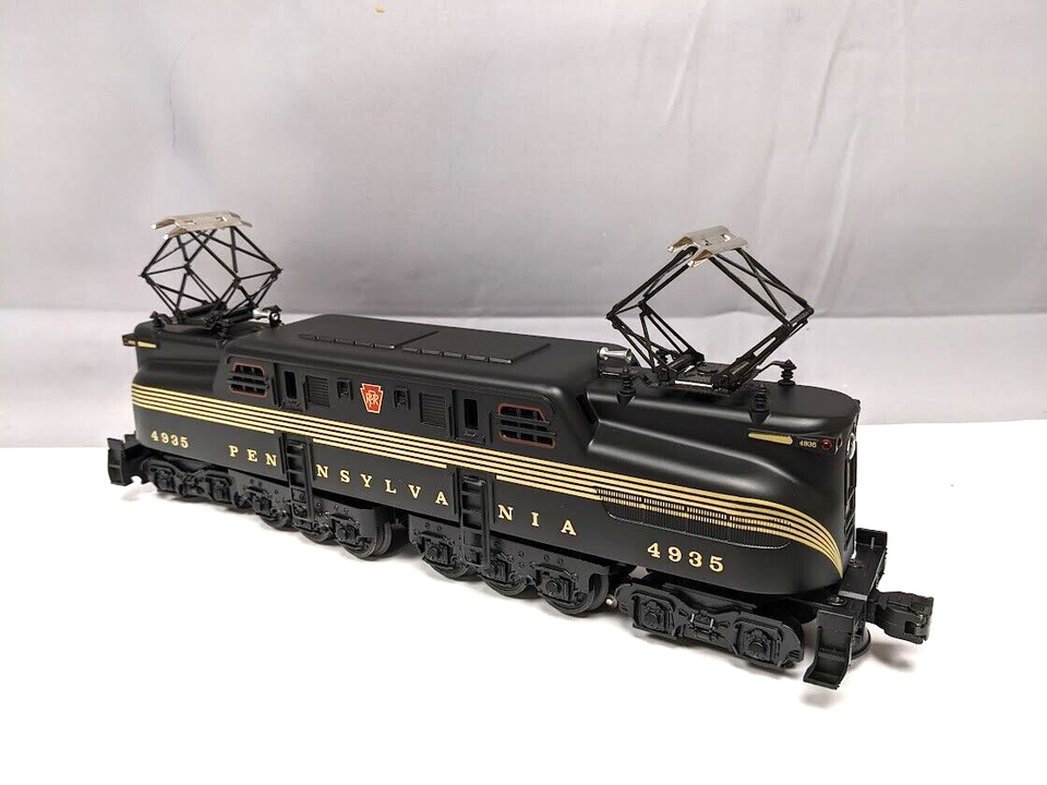 MTH Rail King #004 PRR Green 5-Stripe GG-1 Locomotive w/4 Freight Cars ...