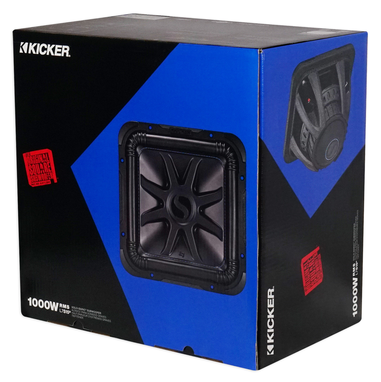 Kicker L7S152 15" 2000 Watt Solobaric L7S Car Subwoofer Solo-Baric ...