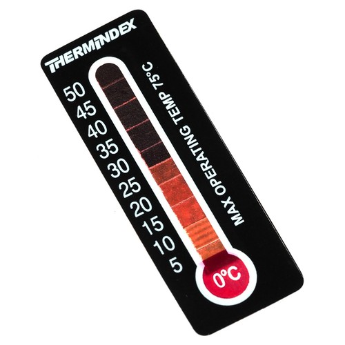 0 - 50 Degree Heat Temperature Sticker Label Industrial Indicator Temp ...