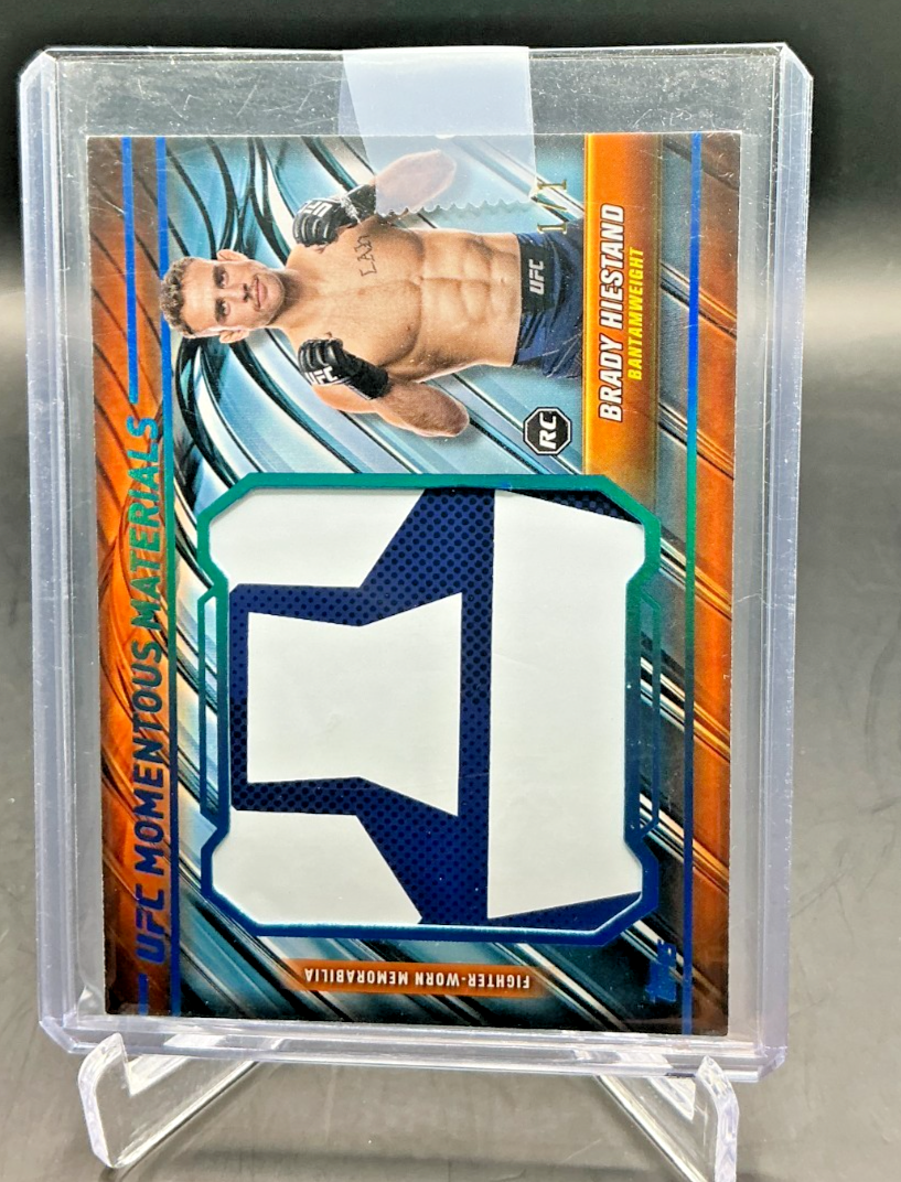 2024 Topps UFC Knockout Momentous Materials BRADY HEISTAND RC Patch 1/1 ...