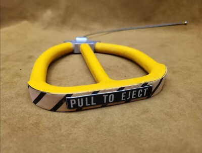 💥EJECTION seat Lower EJECT handle/ Pull To Eject Handle/ Fighter Jet ...