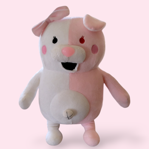 Super Dangan Ronpa Usami Plush Pink & White Rabbit/Bear, "Monomi" | eBay