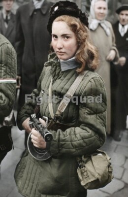 WW2 Picture Photo Erika Kornélia Szeles 15 year old Hungarian anti ...