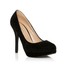 WOMENS LADIES STILETTO HIGH HEEL PLATFORM SMART OFFICE WORK PARTY COURT ...