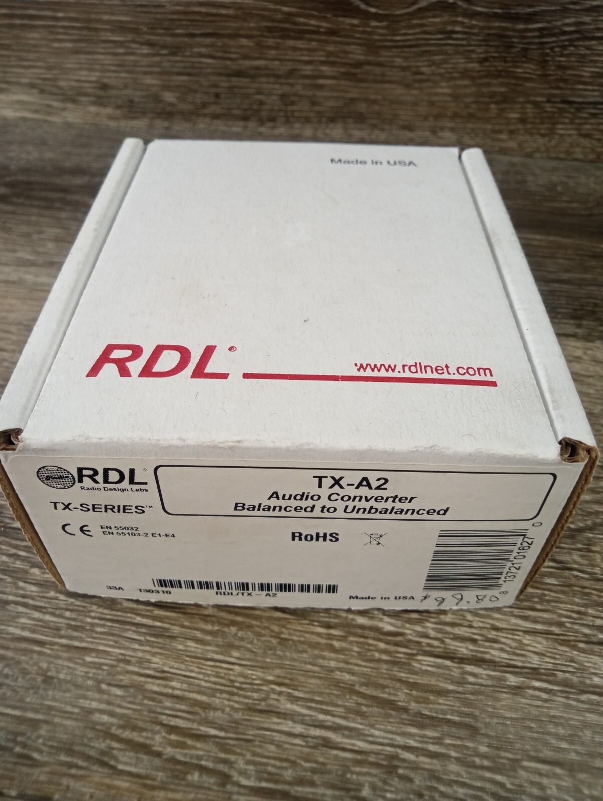 RDL Tx-a2 Audio Converter Balanced to Unbalanced Ship for sale online ...
