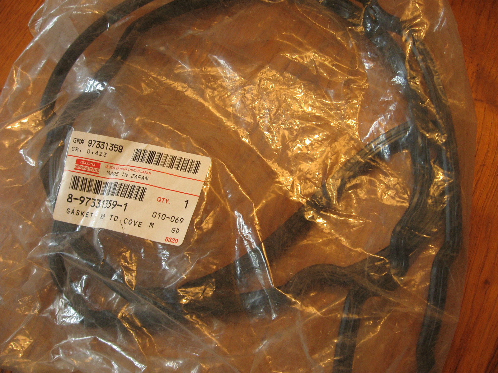 8973313591 Valve Cover Gasket GENUINE ISUZU OEM 8-97331359-1 GM ...