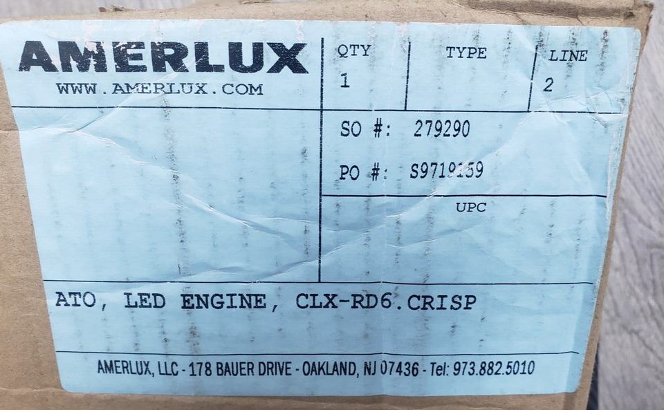 AMERLUX 279290 ATO, LED ENGINE, CLX-RD6 CRISP | eBay