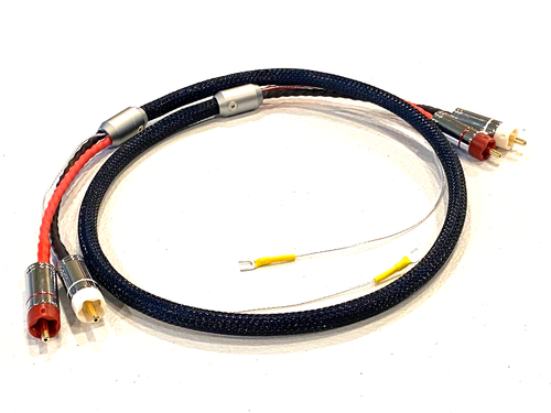 3ft Audiophile Turntable RCA Cable with Ground and Twisted Pairs Wire ...