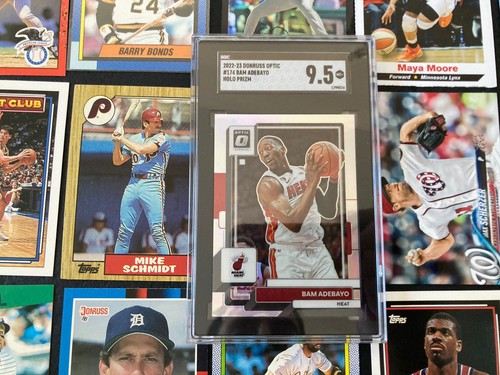 25 Lot Bam Adebayo SGC 9.5 Holo Refractor HOF RC Chrome Prizm Stars MLB ...