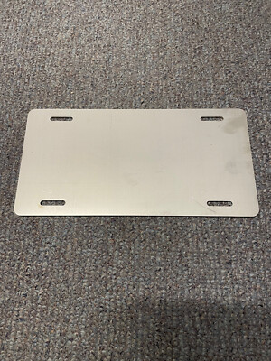 License plate backer 12" x 6" 11ga Stainless Steel | eBay