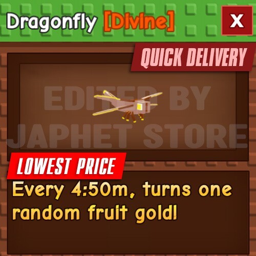 Dragonfly Grow A Garden - Roblox GAG - Random AGE/WEIGHT | eBay