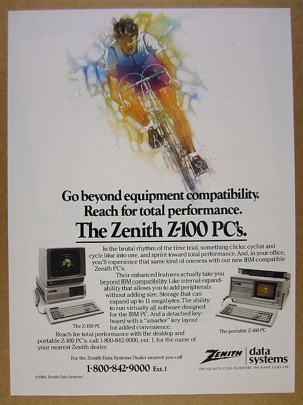 1984 Zenith Z-100 PCs Z-150 & Z-160 PC Computers vintage print Ad | eBay