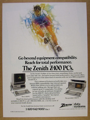 1984 Zenith Z-100 PCs Z-150 & Z-160 PC Computers vintage print Ad | eBay