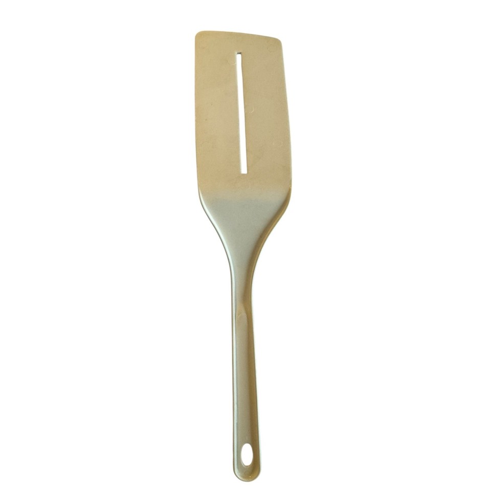 Vintage 12" Kitchen Utensil Single Slotted Spatula Cream Nylon Cooking ...