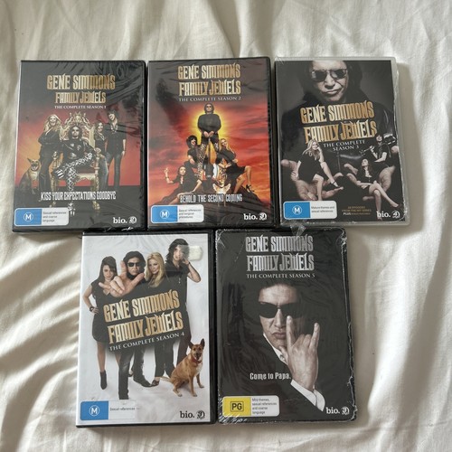 Gene Simmons Family Jewels DVD Seasons 1 2 3 4 5 BRAND NEW AND SEALED ...