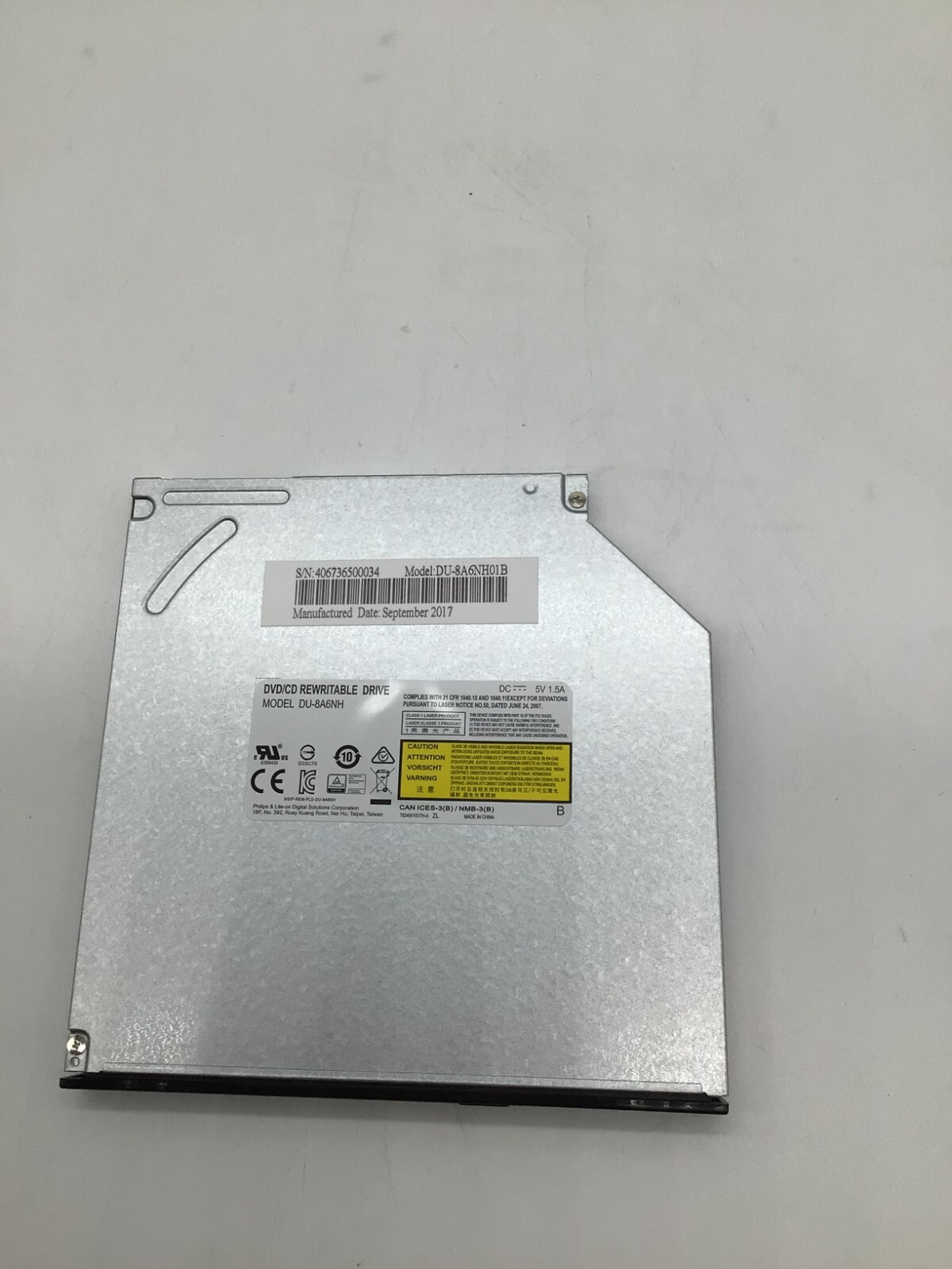 Philips & Lite-on DVD/CD Rewritable Drive Model: DU-8A6NH | eBay