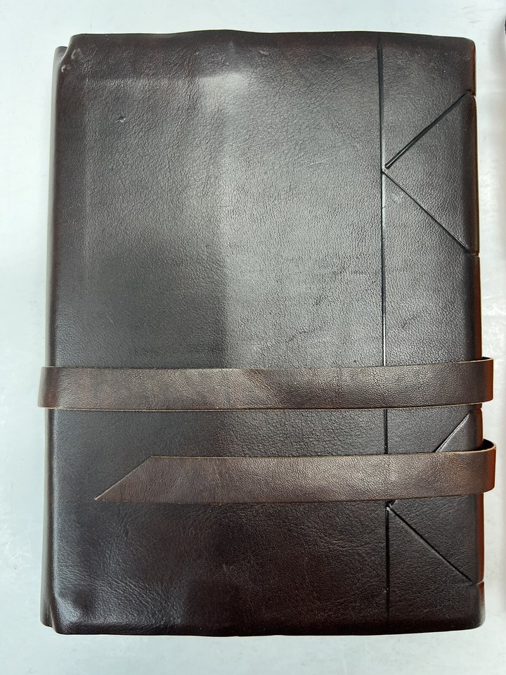 Manufactus Pantheon 5x7” Journal Dark Chocolate Brown NEW Handmade In ...