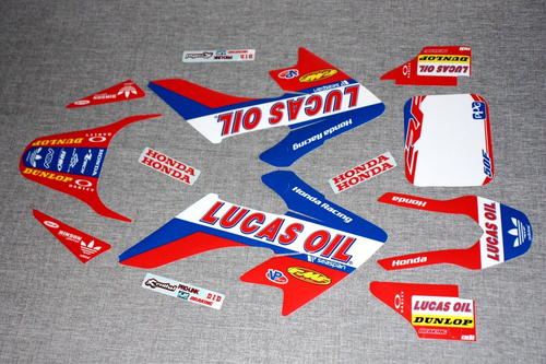 HONDA CRF 50 LUCAS OIL SERIES MX GRAPHICS KIT DECALS KIT STICKER KIT ...
