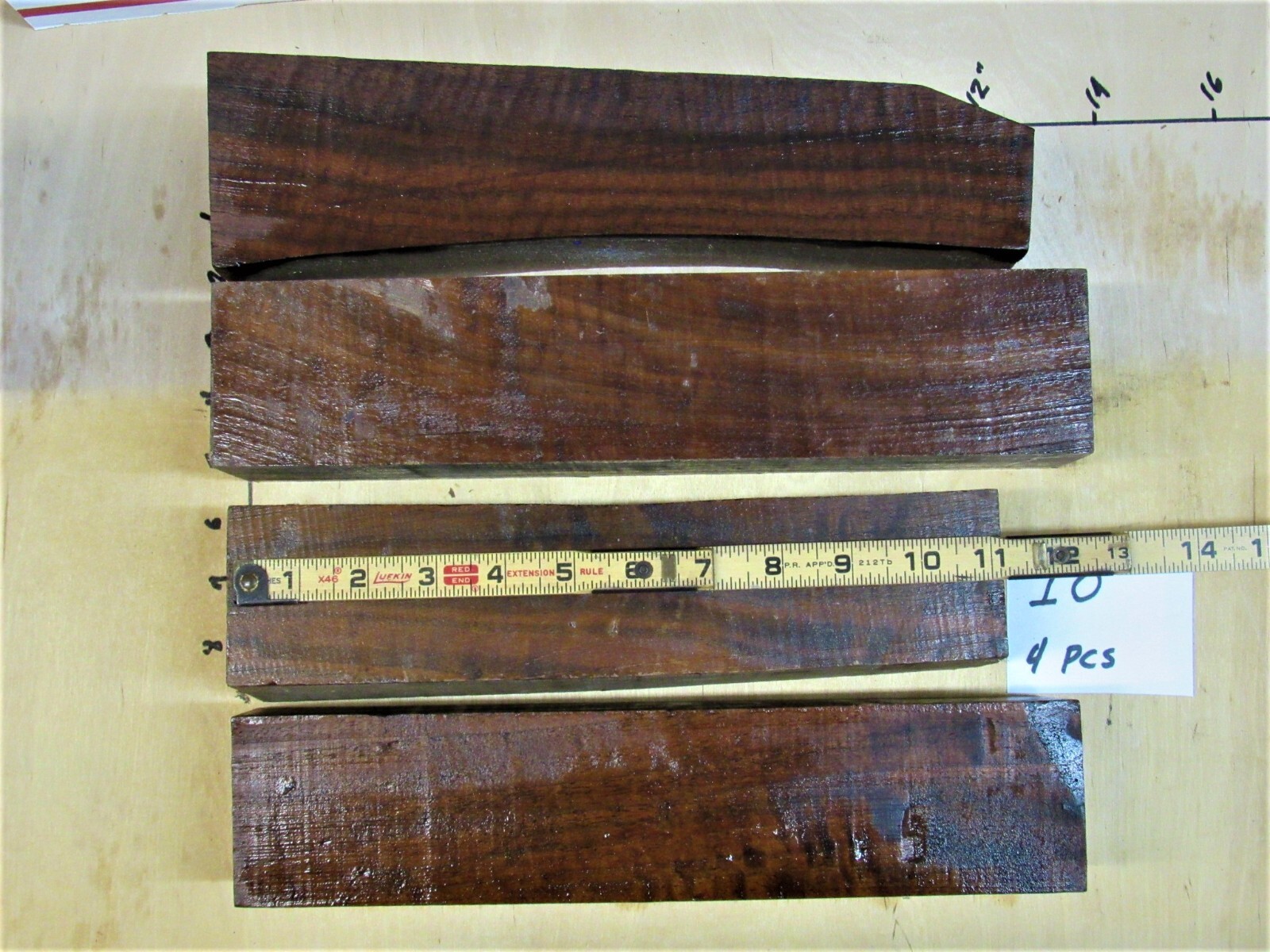 Walnut fiddleback turning wood, lathe, blanks Gunstock Fore end | eBay