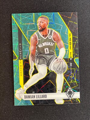 Damian Lillard | 2023-24 Panini Phoenix NBA Basketball | #25 Teal Lazer ...