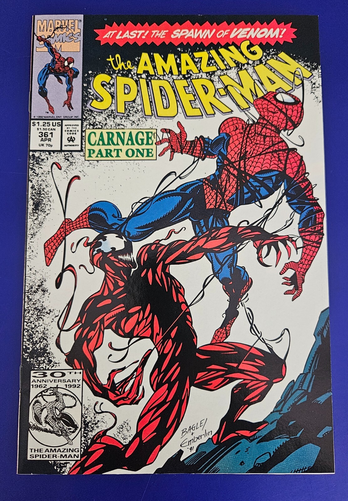 Marvel's The Amazing Spider-Man #361 (April 1992) - 1st Appearance of ...