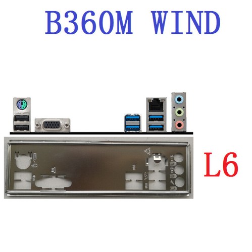 Backplate For B360M WIND Motherboard IO plate i/o O #A6-33 | eBay.de