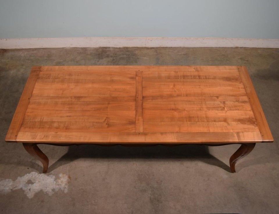 Vintage French Provencal Farm Table/Desk/Dining Table in Solid Cherry ...