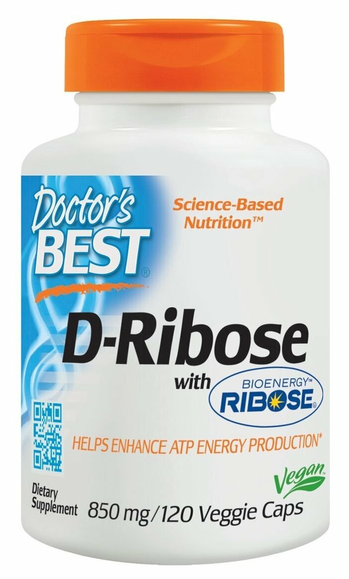 Doctor's Best - D-Ribose 850 mg 120 Veggie Caps | eBay
