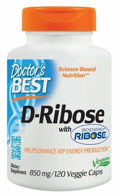 Doctor's Best - D-Ribose 850 mg 120 Veggie Caps | eBay