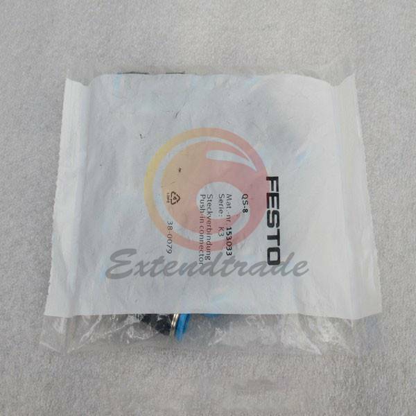 10PCS NEW Festo Qs-8 Push-In Connector 153033 | eBay