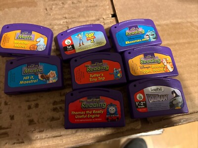 LeapPad 8 Game Lot - Toy 2, Tigger, Batman, Monsters Inc + More | eBay