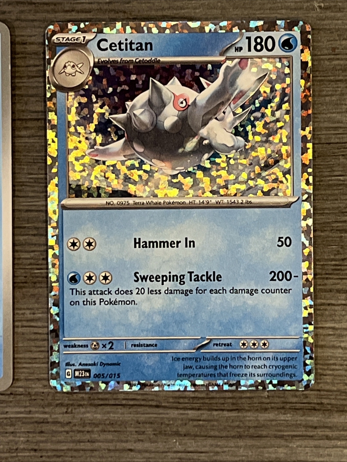 McDonalds 2023 Pokémon Card Cetitan Holo 5/15 NM | eBay