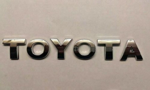 New Chrome 3D Self-adhesive Car Letters badge emblem sticker Spelling ...