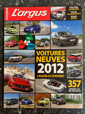 Magazine L'Argus N°7 voitures neuves 2012 | eBay