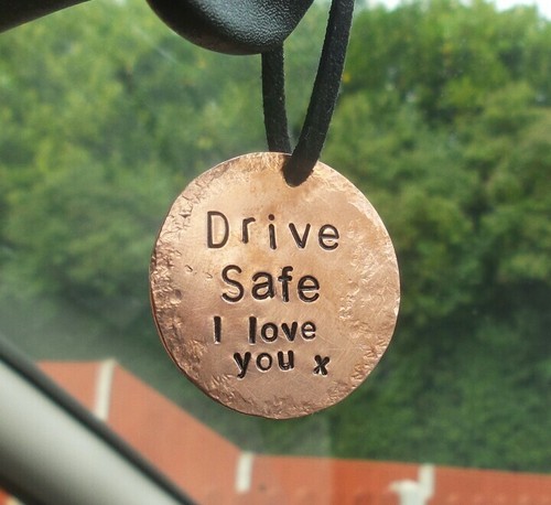 Drive Safe I Love You Gifts For Men Him Her Car Rear View Mirror Charm ...