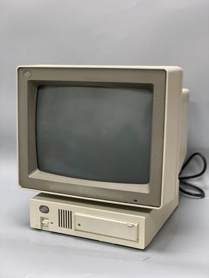 Vintage IBM PC Computer Monitor PS/ Type 8512002 Single Floppy 7207-001 ...