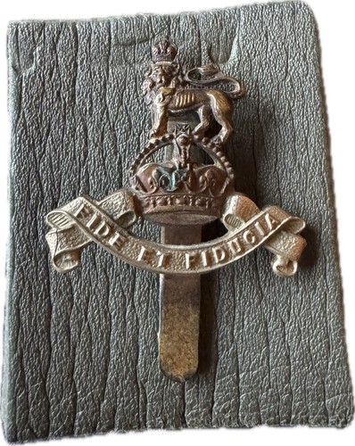 British Army RAPC Cap Badge Royal Army Pay Corps Pre 1952 Kings Crown ...