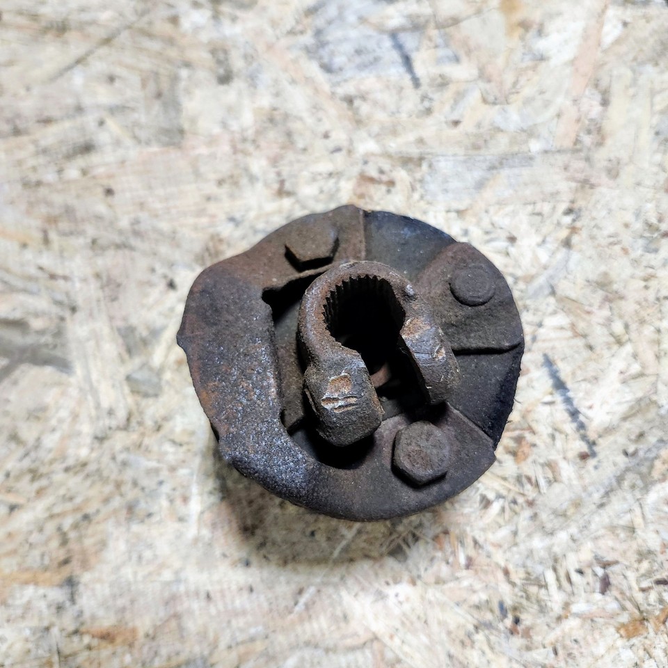 C3 Corvette Steering Column Coupler Assembly Rag Joint Flange 69-82 OEM ...