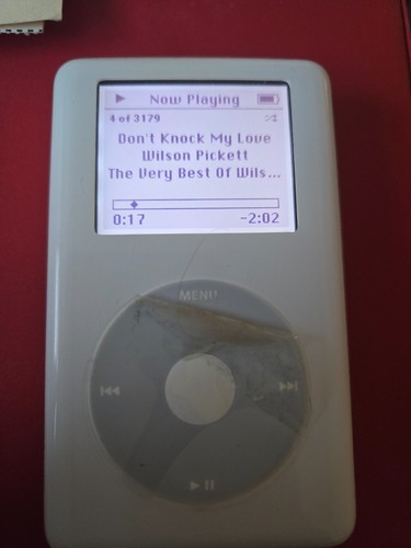 Apple iPod. Classic White. 20GB. 2004. 3000+ Songs. | eBay