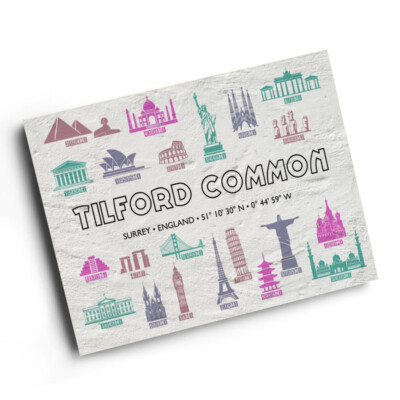 A3 PRINT - Tilford Common, Surrey, England - World Landmarks | eBay UK
