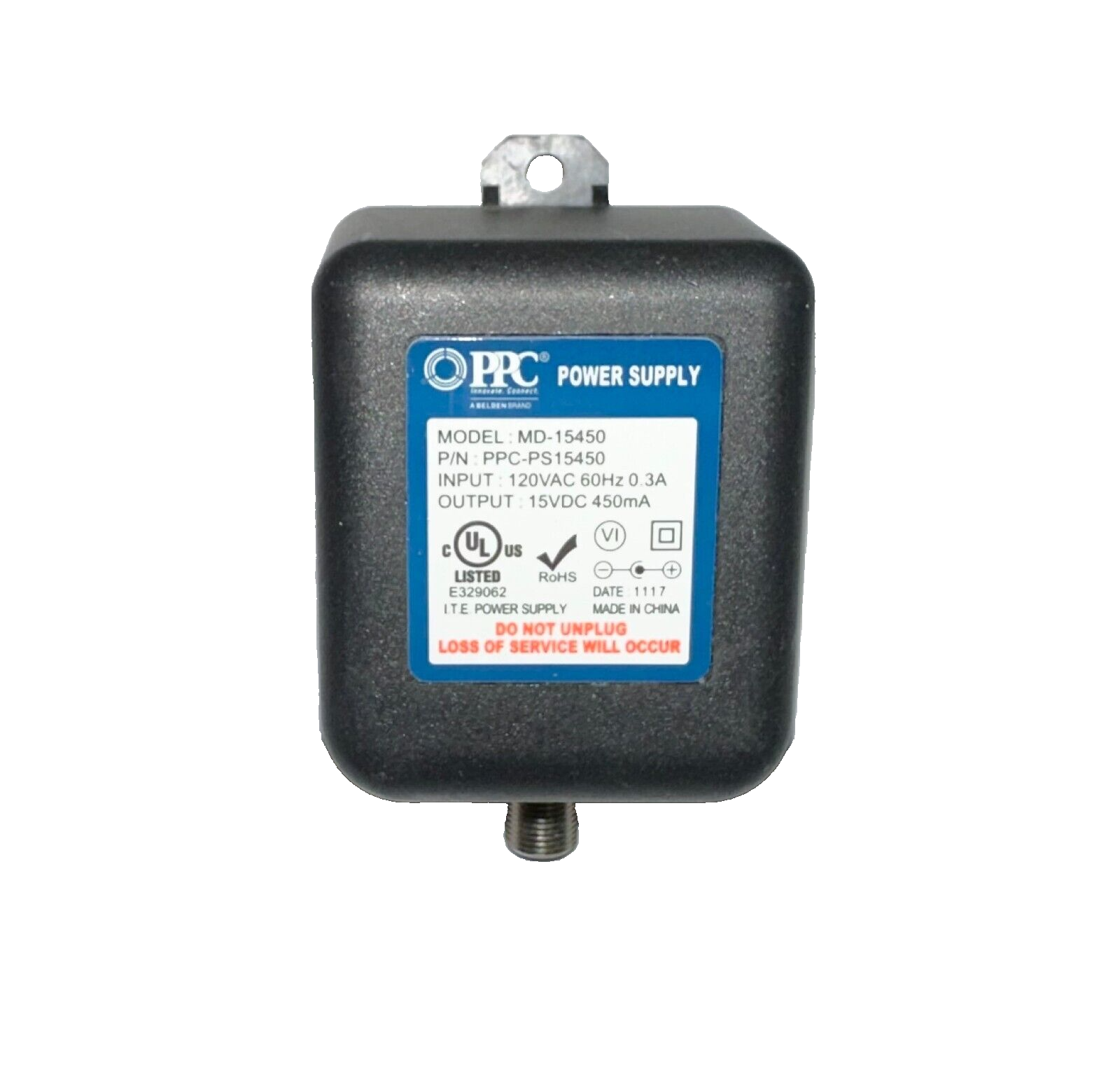 PPC Evolution 9-Port Amplifier Signal Booster Cable TV EVO1-9-U/U ...