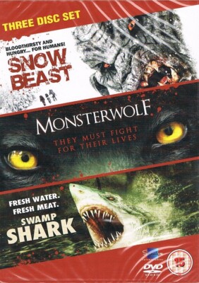 Snow Beast / Monsterwolf / Swamp Shark Creature Feature Region 4 DVD ...